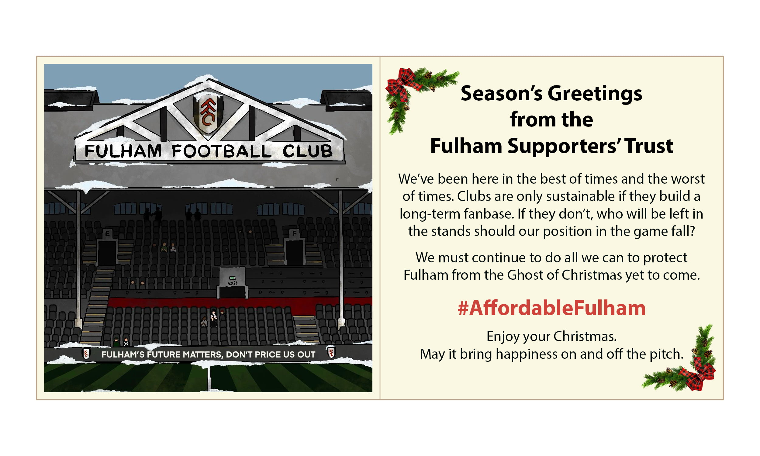 Season’s Greetings from the Trust | Fulham Supporters' Trust
